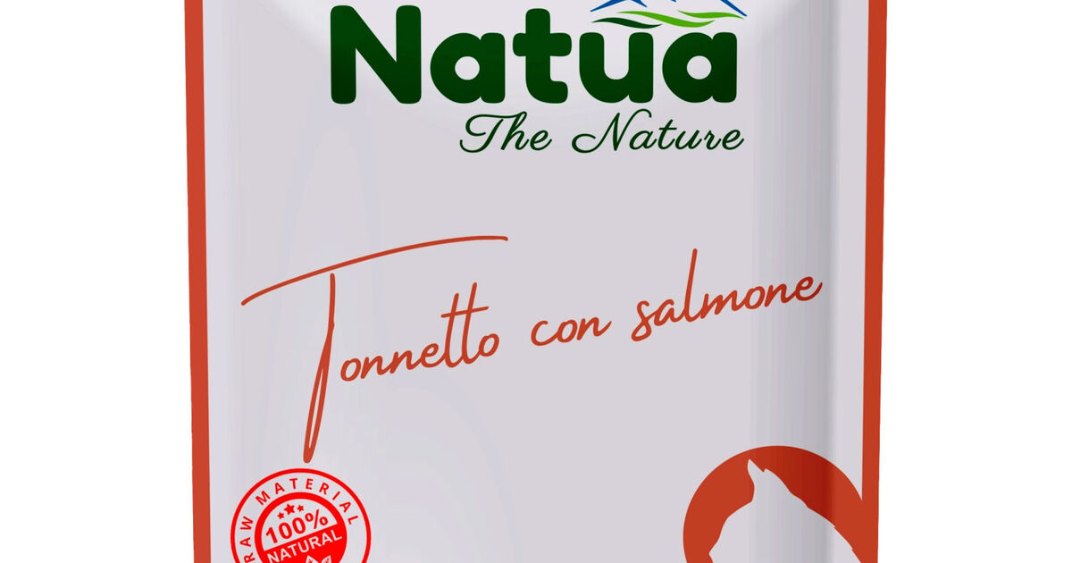 Natua Natural Cat Adult Tonnetto con salmone 70gr|L'isola dei Tesori