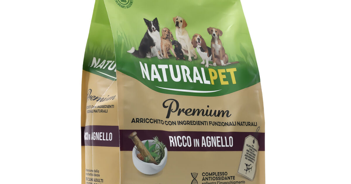 Naturalpet Premium Dog Mini Agnello 3 kg|L'Isola dei Tesori