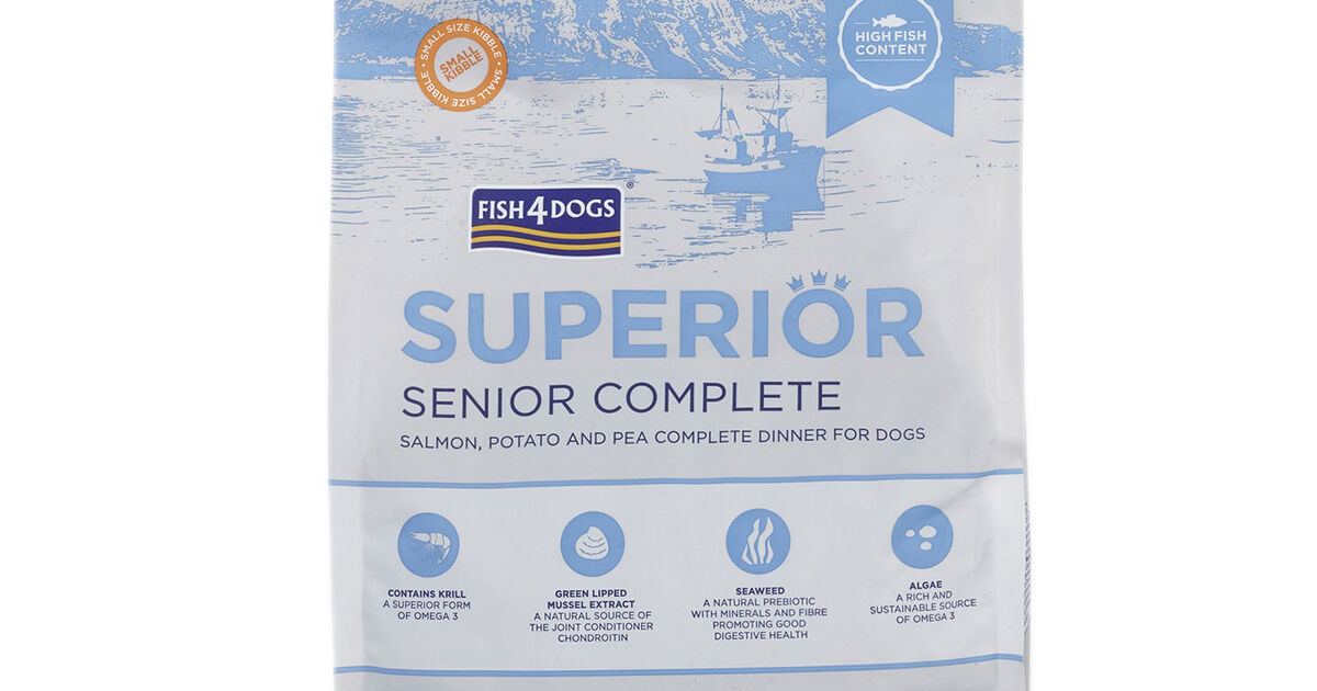 Fish4dogs Superior Dog Senior Complete 1,5 kg| L'Isola dei Tesori