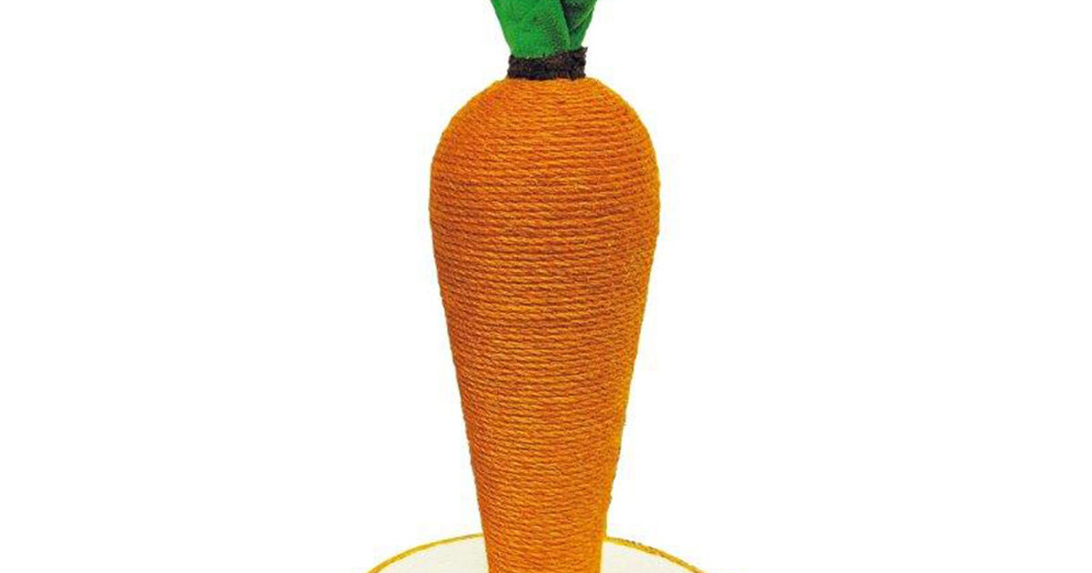 Leo Pet Tiragraffi Carota 55 cm|L'Isola dei Tesori