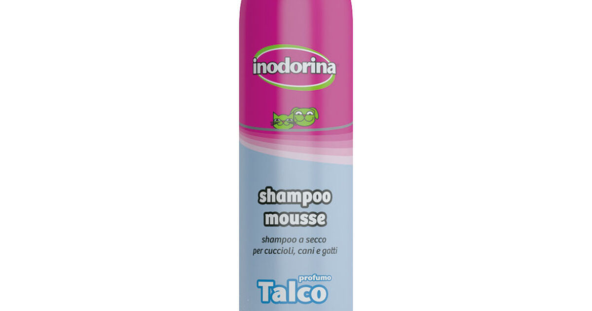 Inodorina Shampoo Mousse Talco 300 ml | L'Isola dei Tesori