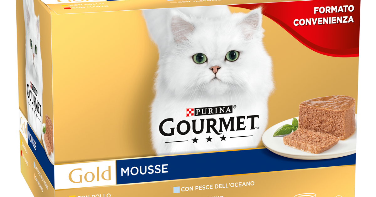 Gourmet Gold Cat Adult Mousse 24 x 85 gr | L'Isola dei Tesori