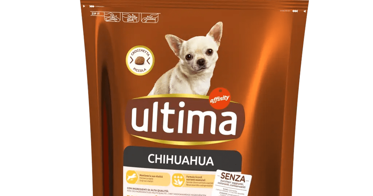 Ultima Dog Adult Chihuahua con Pollo 800 gr|L'Isola dei Tesori