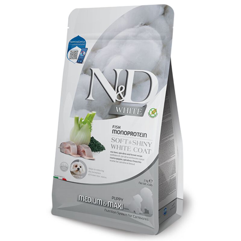 N&D Farmina White Puppy Medium e Maxi 2 kg | L'Isola dei Tesori