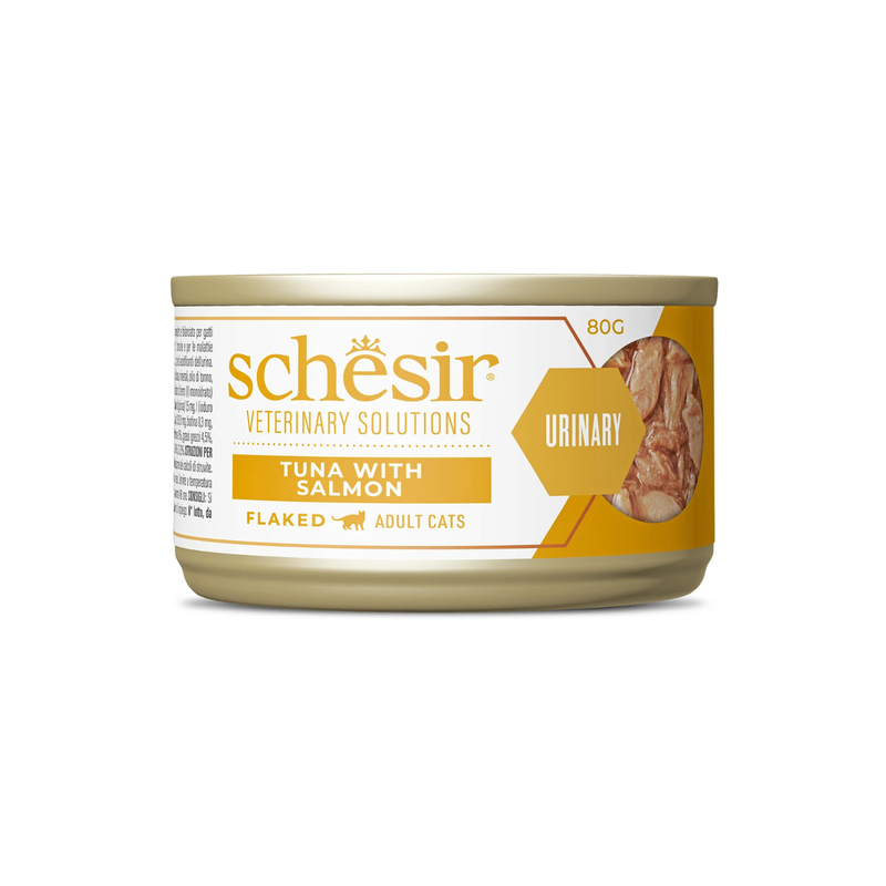 Schesir Veterinary Solutions Cat Adult Urinary Tonno con Salmone 80gr|L ...